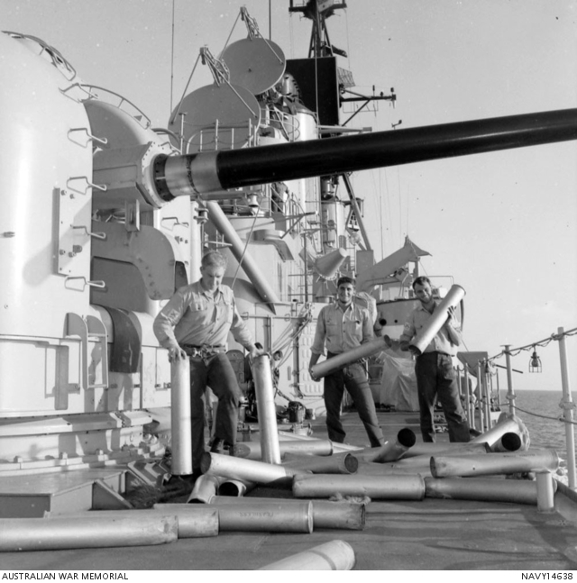 HMAS Perth (II) D38 is participating in operations with the US Seventh ...
