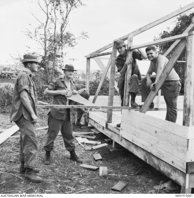 Membersof the advance party to Black Horse, the new base near Xuan Loc ...