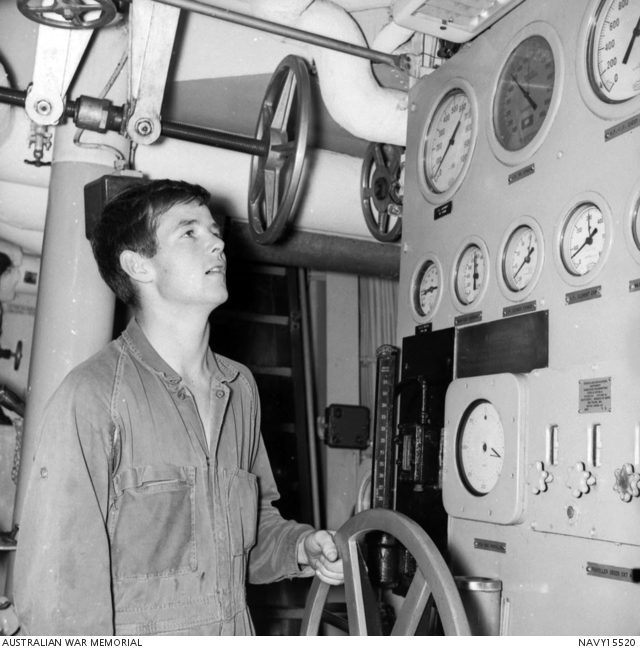 The RAN guided missile detroyer HMAS Perth (II) is participating in ...