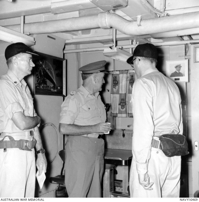 The RAN guided missile destroyer HMAS Perth (II) D38 is participating ...