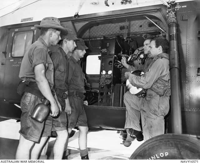 HMAS Sydney (III) is transporting troops from Australia to Vung Tau ...