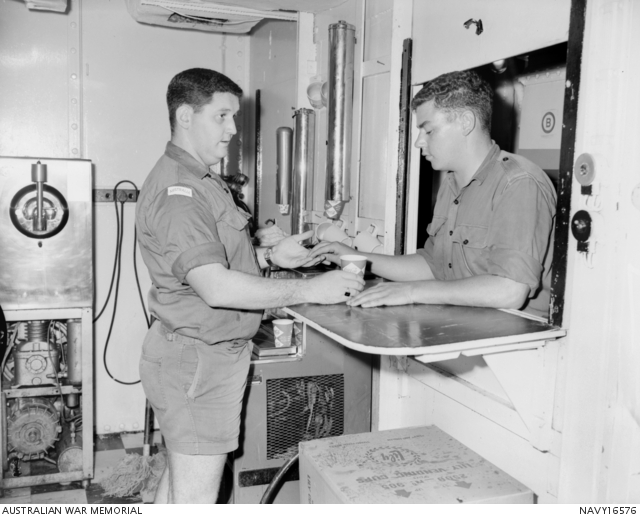 HMAS Sydney (III) is transporting troops from Australia to Vung Tau ...