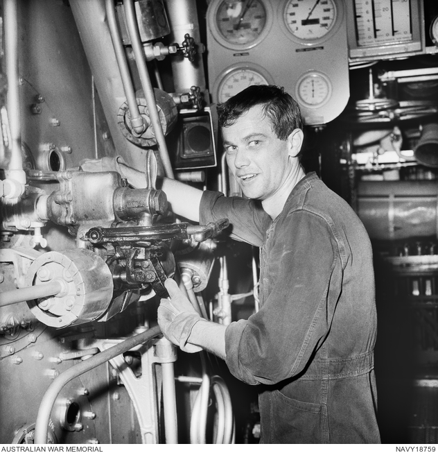 The RAN guided missile destroyer HMAS Perth (II) D38 is on duty with ...