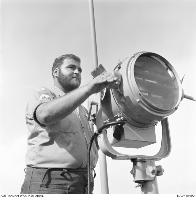 The RAN destroyer HMAS Brisbane (II) D41 is on its first deployment to ...