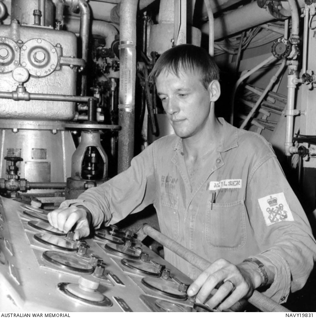 The RAN destroyer HMAS Brisbane (II) D41 is on its first deployment to ...