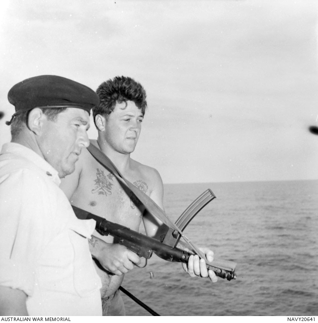 During the Vietnam War, RAN Daring class destroyer HMAS Duchess (D154 ...