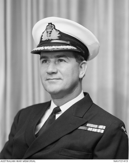 CAPTAIN D.W. LEACH, CBE, MVO, ROYAL AUSTRALIAN NAVY. CAPTAIN LEACH WAS ...