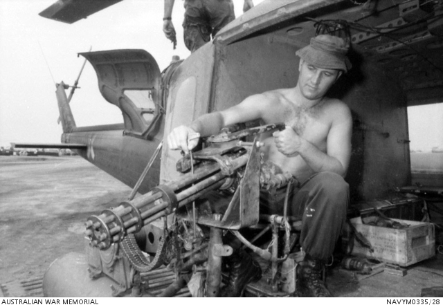 Leading Aircrewman (LACM) Raymond Basil Hawkins, a gunner with RAN ...
