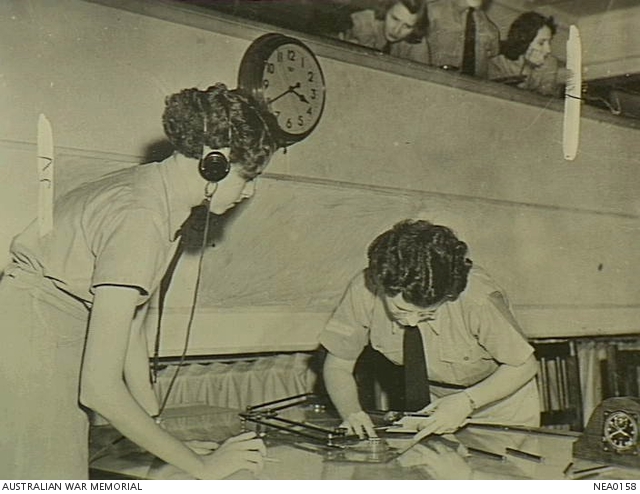 Northern Australia. 1943. WAAAF members in the control room of a RAAF ...