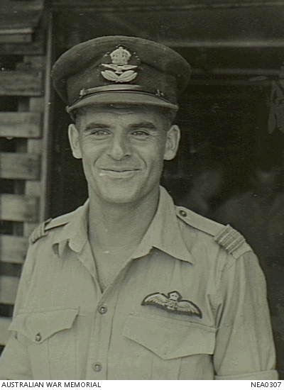 Cairns, Qld. 1944-01-12. Informal portrait of 250623 Flight Lieutenant ...