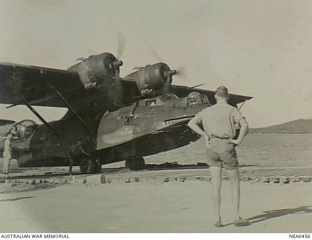 Bowen, Qld. 1944-05-09. At No. 1 Flying Boat Maintenance Unit, an RAAF ...