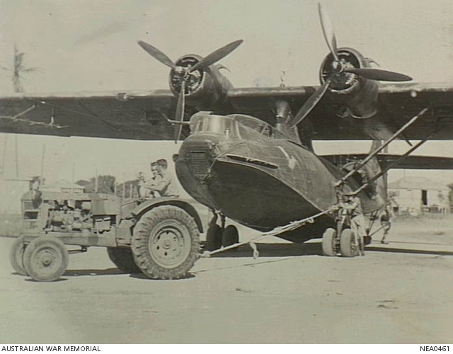 Bowen, Qld. 1944-05-09. RAAF Consolidated PBY Catalina flying boat ...