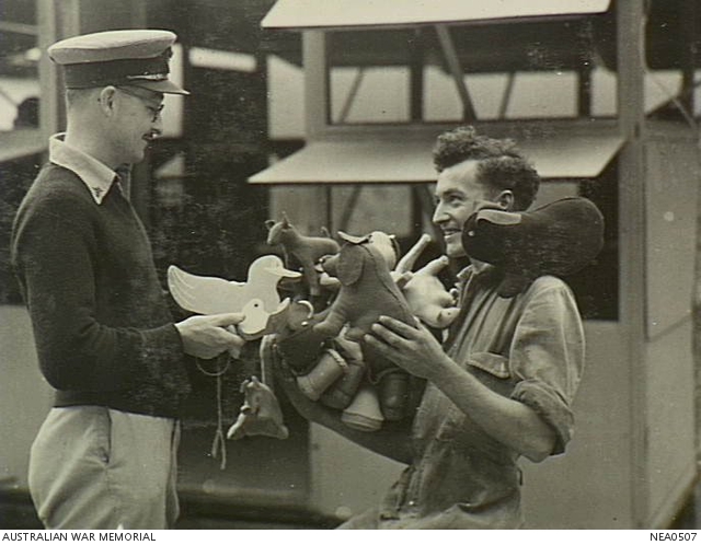 Mount Spec, Qld. 1944-05-19. An appraising eye is cast by the Depot ...