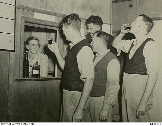 Mount Spec, Qld. 1944-05-19. "Your Health Sister". A toast to Senior ...