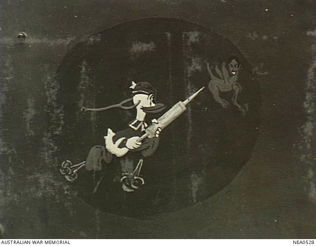 Mount Spec, Qld. 1944-05-19. This is the insignia borne on all the ...