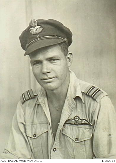 Townsville, Qld. 1945-07-27. Portrait of 404355 Flight Lieutenant Roy ...