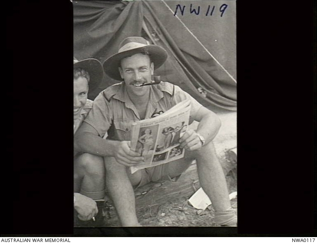 Livingstone, NT. February 1943. Two pilots of No. 457 (Spitfire ...