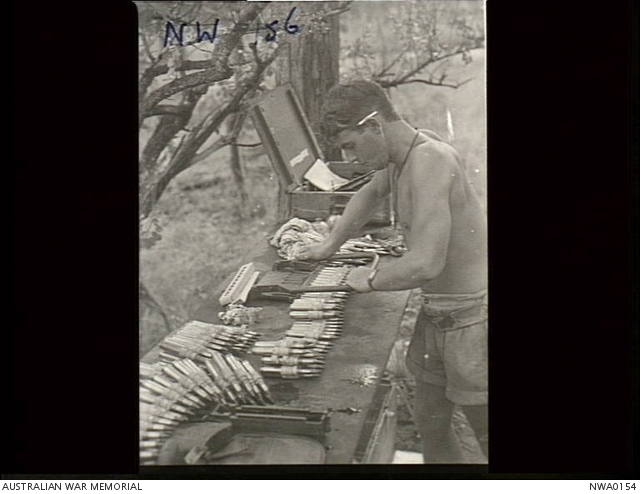 Batchelor, NT. February 1943. Armourer Leading Aircraftman R. C ...