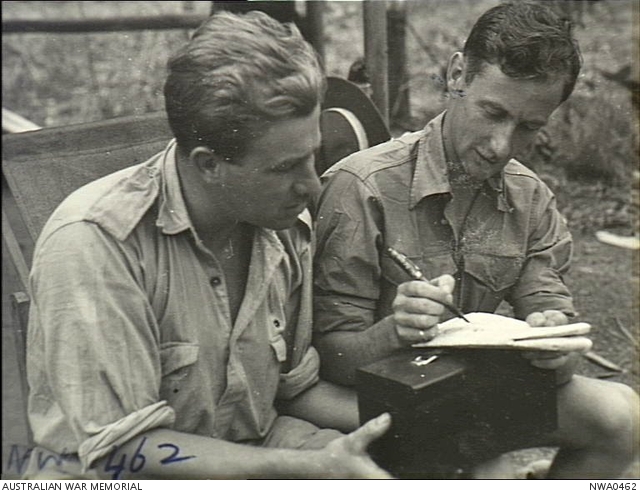 Darwin area, NT. c. 1943. Flight Sergeant A. T. R. Rowe of Sydney, NSW ...