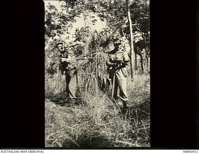 Darwin, NT. 1945-06-16. Groundstaff personnel of No. 82 (HB) Wing RAAF ...