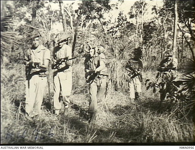 Darwin, NT. 1945-06-16. Members of No. 82 (HB) Wing RAAF training in ...