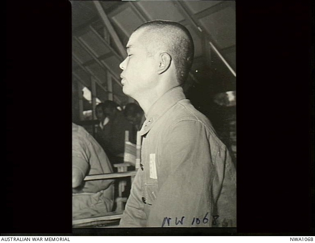 Darwin, NT. 1946-03-03. A portrait of the second Japanese witness (not ...