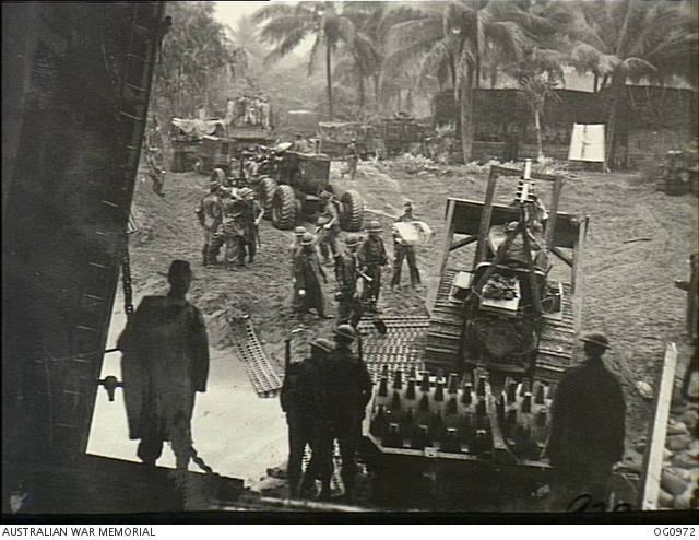 AITAPE AREA, NORTH EAST NEW GUINEA. C. 1944-04-22. HEAVY EQUIPMENT ...