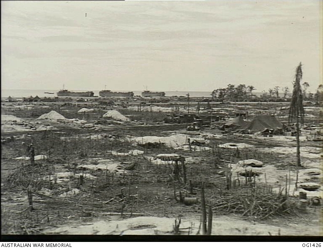 NOEMFOOR ISLAND, DUTCH NEW GUINEA. C. 1944-07. THE EFFECT OF INTENSIVE ...