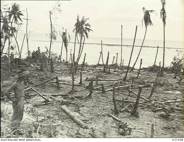 NOEMFOOR ISLAND, DUTCH NEW GUINEA. 1944-07-08. CORPORAL F. BAZ OF ...