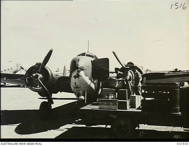 TOWNSVILLE, QLD. C. 1944-08. A LOCKHEED LODESTAR AIRCRAFT OF NO. 37 ...