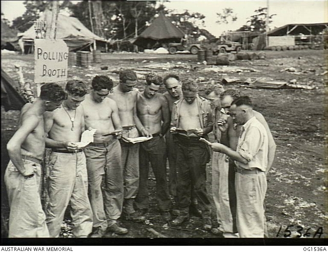 NOEMFOOR ISLAND, DUTCH NEW GUINEA. 1944-08-14. MEMBERS OF NO. 78 ...