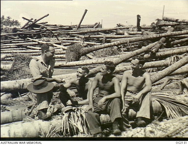 MOROTAI, HALMAHERA ISLANDS, NETHERLANDS EAST INDIES. C. 1945-01. BATTLE ...