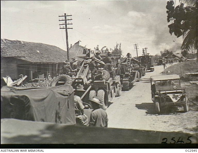 TARAKAN ISLAND, BORNEO. C. 1945-05-04. SOME OF THE THOUSANDS OF TONS OF ...