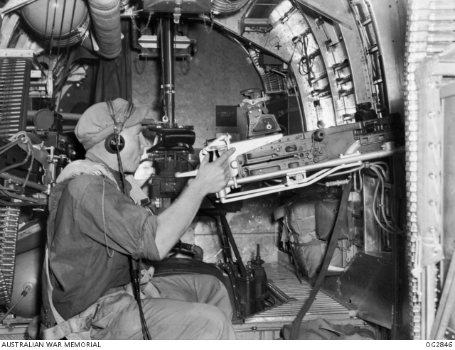 Waist Gunner, 449953 Flight Sergeant R. A. Grayson of East Malvern, VIC ...