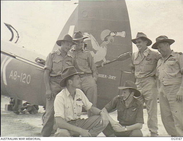 LABUAN, NORTH BORNEO. 1945-08-11. ROCKET FIRING BEAUFIGHTER AIRCRAFT OF ...