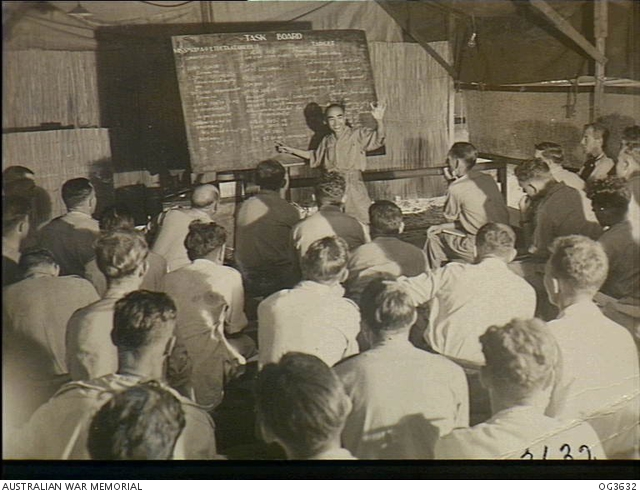 LABUAN, NORTH BORNEO. 1945-11-03. MEMBERS OF NO. 81 (FIGHTER) WING RAAF ...
