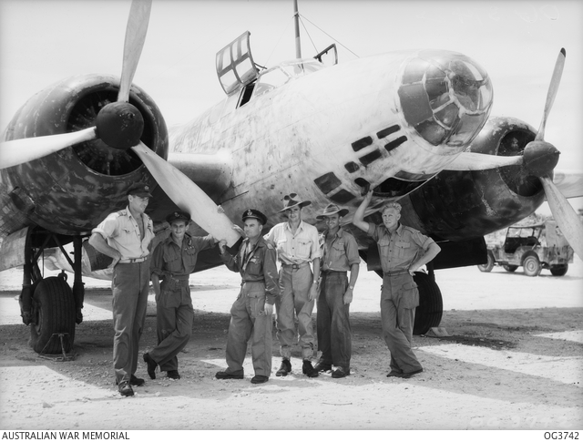 LABUAN, NORTH BORNEO. 1946-02-01. READY TO TAKE OFF FROM LABUAN ...
