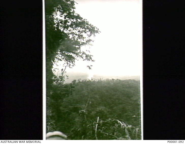 THE SOLOMON ISLANDS, 1945. VIEW FROM THE NUMA NUMA TRAIL ON ...