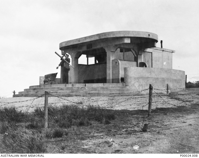 ANGLESEA, VIC. 1943? OBSERVATION POST OF THE VOLUNTEER AIR OBSERVER ...
