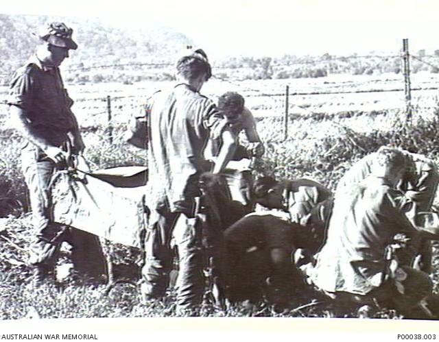 Soldiers, probably from 5th Battalion, The Royal Australian Regiment ...
