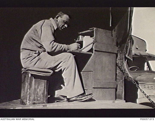 BEIT JIRJA, PALESTINE. ?1941. HARVEY WALTERS, OF 2/104 AUSTRALIAN ...