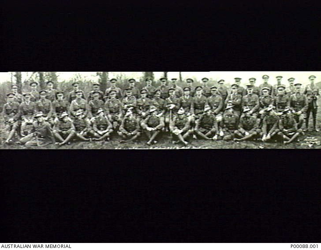 CODFORD, ENGLAND, 1918-04. GROUP PORTRAIT OF OFFICERS, 12TH TRAINING ...