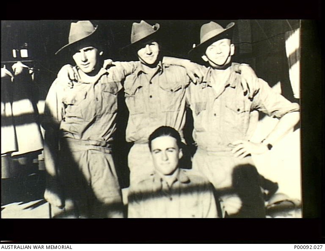DARWIN, NT. 1940. STEWART, GARRAD, NEIL COX, ALL OF 2/15TH BATTALION ...