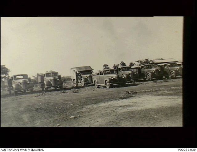 DARWIN, NT. 1940. SECTION OF THE 2/15TH BATTALION ON PARADE. (DONOR A ...