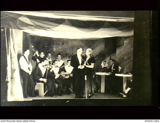 MARBURG A DRAU, YUGOSLAVIA. 1944. 1046GW P.O.W. CAMP THEATRE GROUP ...