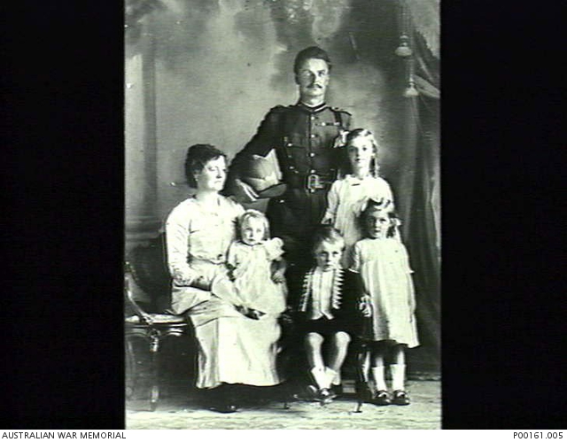 SYDNEY, NSW, 1912. FAMILY PORTRAIT OF ALBERT COOKE-RUSSELL, HIS WIFE ...