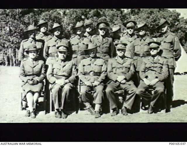 NORTH RYDE, NSW, WWII. GROUP PORTRAIT TAKEN AT 3RD AUSTRALIAN ORDNANCE ...