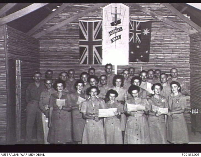 ADELAIDE RIVER, NT, 1944. MEMBERS OF THE AUSTRALIAN WOMEN'S ARMY ...