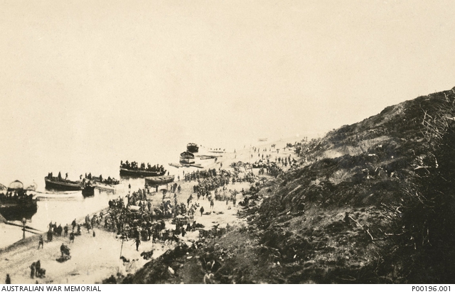 LANDING AT GALLIPOLI 1915-04-25. | Australian War Memorial