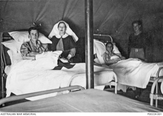 EL KANTARA, EGYPT, 1941. WARD IN 2/2 AUSTRALIAN GENERAL HOSPITAL AT EL ...